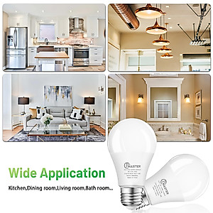 CFMASTER A25 LED Light Bulb, 150-200 watt Equivalent Light Bulbs, 23W 5000K Daylight LED Bulbs, 2500 Lumens, Bright White LED Bulb, E26 Base for Indoor and Outdoor, Energy Efficient ETL Listed, 6-Pack