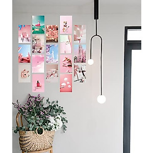 Pink Wall Collage Kit, Bedroom Wall Decor, Photo Collage Kit for Wall Aesthetic, Wall Collage Kit Aesthetic Pictures, Wall Decor Aesthetic, Pink Wall Decor, Wall Collage Kit, 4x6 inch
