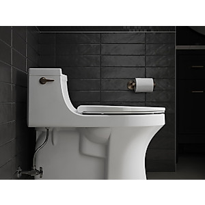 Kohler K-27331-0 Glissade ReadyLatch Quiet Close Elongated Toilet Seat, White