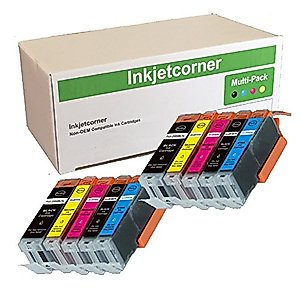 Inkjetcorner Compatible Ink Cartridges Replacement for MG5720 MG6820 MG5721 MG5722 MG6821 MG6822 (10 Pack)