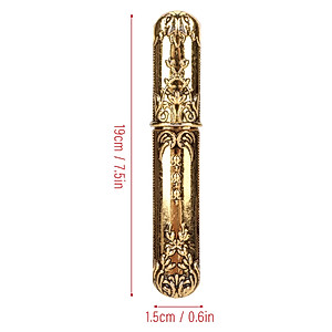 Fockety Needle Case, Portable Vintage Sewing Needle Holder Sewing Storage Case, Embroidery Needle Case Needle Storage Sewing Supplies for Storage Cross Stitch Leather Darning Needles