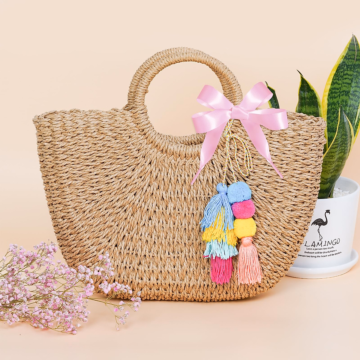 Marrywindix 2 Pairs 47" Flat Satin Ribbon Shoelaces Pink Silk Shoestrings Wide Shoe Laces for Sneakers Skate Shoes Boots Sport Shoes