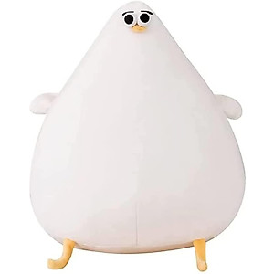 TBATQUIL Chubby Plush Seagull Pillow Cute Fat Chicken Plush Toys, Funny Plush Stuffed Animal Cartoon Plush Toys Kids Boys Girls Festival Gifts (15.74inches)