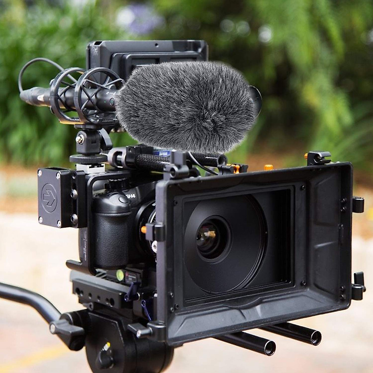 YOUSHARES NTG4+ Microphone Windscreen - Windmuff for Rode NTG4 Plus Shotgun Microphones, Windshield Up to 6.3" Long