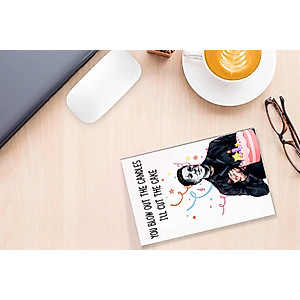 Joycard Funny Birthday Greeting Card with Envelope, Naughty Birthday Card Gift for Him Her, Horror Movies Killer Bday Greeting Card, You Blow Out The Candle