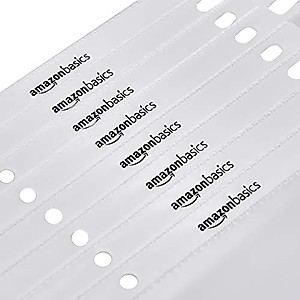 Amazon Basics Sheet Protector - Heavy Duty, Non-Glare, 200-Pack