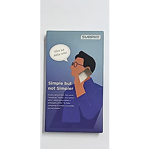 SURPHY Faux Leather Case Compatible with iPhone 13 Case (6.1 inch 2021), PU Leather Phone Case (with Metallic Buttons & Microfiber Lining) (Brown)