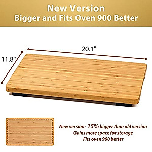 Cutting board Compatible with Breville BOV900BSS the Smart Oven Air Fryer Pro, Accessories for Countertop Convection Oven, With Heat Resistant Silicone Feet, Creates Storage Space, Protects Cabinets