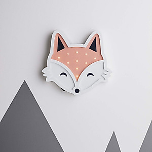 Lights4fun, Inc. Fox Battery Operated LED Wall Night Light