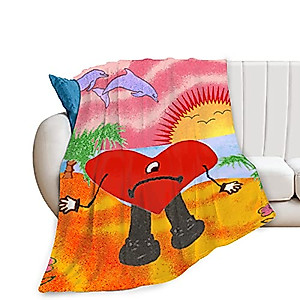 Haidguiin Throw Blankets Cute Blanket Bedding Blankets Sofa Blankets Flannel Blankets Air Conditioning Blanket Fans Gifts