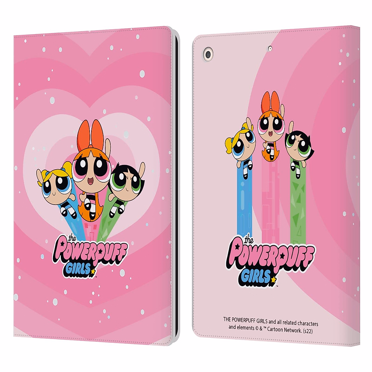 Head Case Designs Officially Licensed The Powerpuff Girls Group Graphics Leather Book Wallet Case Cover Compatible with Apple iPad 10.2 2019/2020/2021