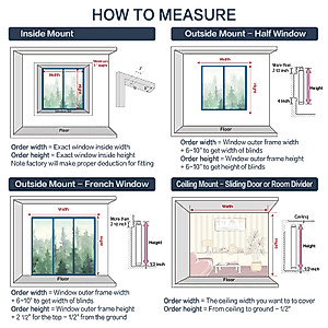 Blackout Cordless Sliding Panel Track Blind, 4-Rail or 6-Rail Track Vertical Blinds for Sliding Window and Patio Door, Woven Fabric Curtain, White