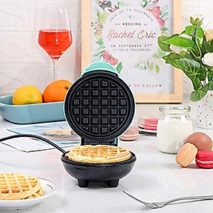 Hovico Mini Electric Waffles Maker Bubble Egg Cake Oven Breakfast Waffle Machine, Premium Non-Stick Plates