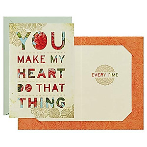 Hallmark Love Card Assortment, New Relationship/Miss You/Time Apart/Just Because (6 Cards with Envelopes)