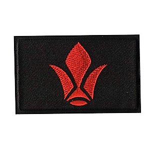 Iron-Blooded Orphans Anime Mobile Suit G-undam Military Patch Fabric Embroidered Badges Patch Tactical Stickers for Clothes with Hook & Loop