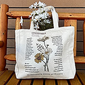 Canvas Tote Bag Aesthetic,Cute Tote Bags with Metal Zipper Big Canvas Tote Bags for Women Girl Shopping School Library