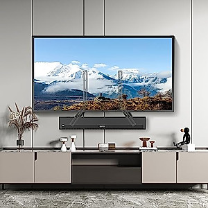 XINLEI Universal Sound Bar Mounts Fits Most 23 to 65 Inch TVs Soundbar TV Mount Bracket Above or Under TV, up to 22 lbs SBR302