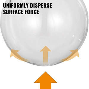 VEVOR Round Bottom Flask 2000 ml Receiving Flask Borosilicate Glass Reaction Flask 2 Neck Boiling Flask with 24/40 Standard Taper Ground Joint, Flask Round Bottom for Vacuum Distillation Apparatus