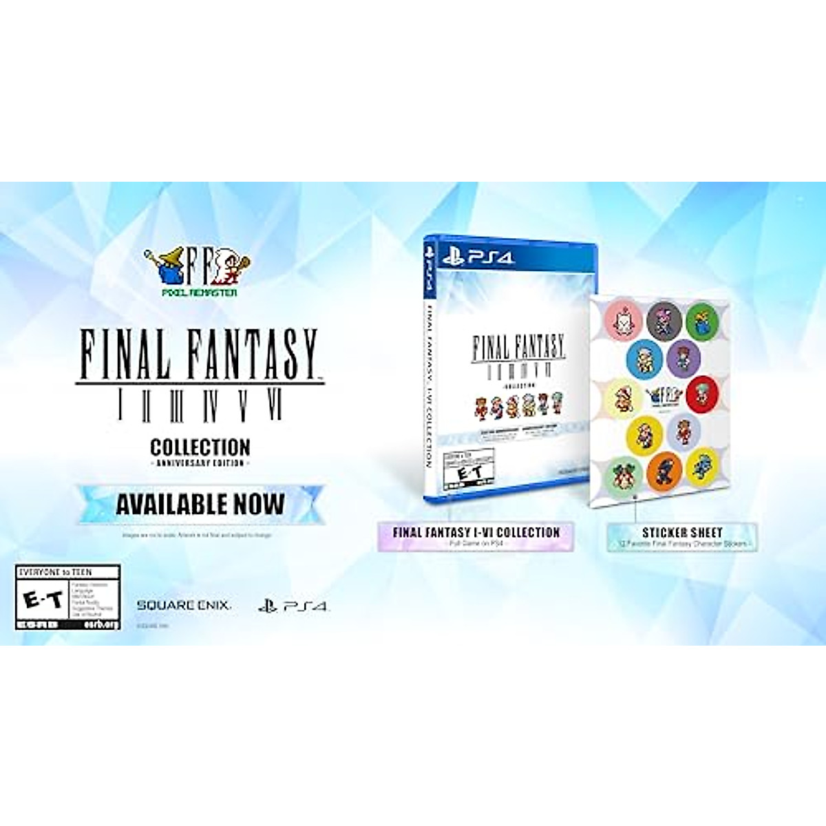 FINAL FANTASY I-VI Collection Anniversary Edition - 2024 (PS4)