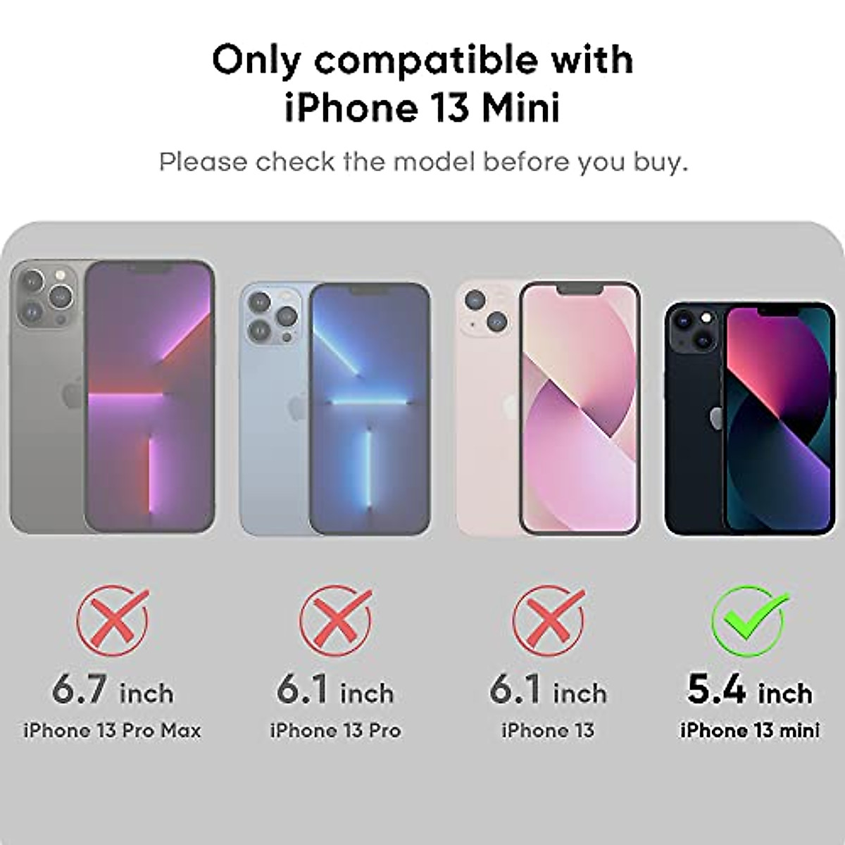 Raysmark iPhone 13 Mini Case, Ultra [Slim Thin] Scratch Resistant TPU Rubber Soft Silicone Protective Crystal Clear Case Cover for iPhone 13 Mini (Clear)