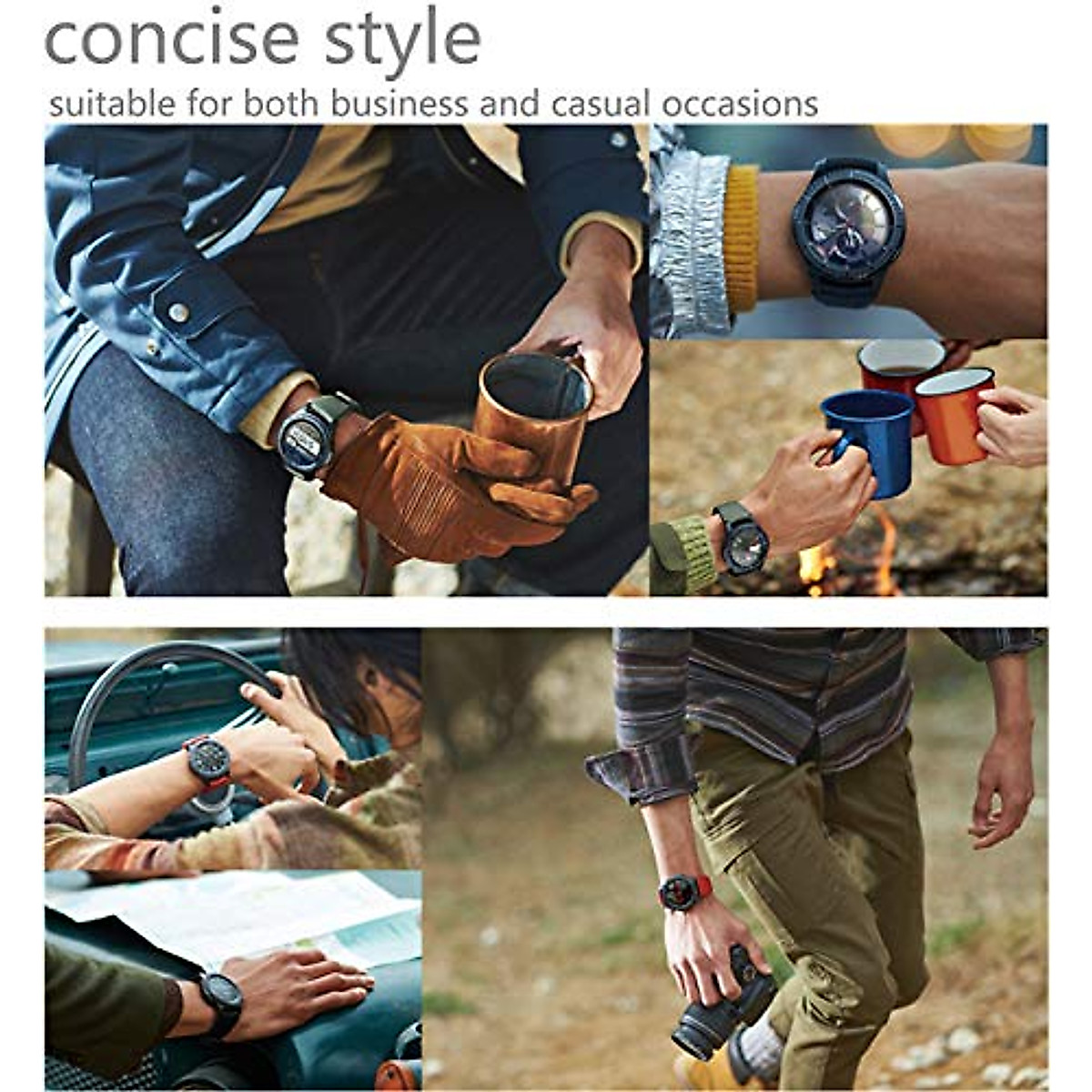 Bands for Samsung Gear S3 Frontier/Classic Watch Silicone Bracelet, Sports Silicone Band Strap Replacement Wristband For Samsung Gear S3 Frontier / S3 Classic (Black)