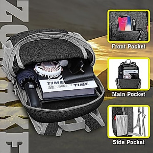 ZOMAKE 10L Lightweight Packable Hiking Backpack - Small Travel Hiking Daypack for Women Men - Tear Resistant Foldable Day Pack for Camping Outdoor Sports(Black)