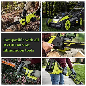 Xocdvso 6.0Ah 40V Lithium Battery Replacement for ryobi 40v Battery Compatible with 40v ryobi Battery OP4015 OP4026 OP40201 OP40261 OP4030 OP4040 OP40401 OP4050 OP40501 OP40601