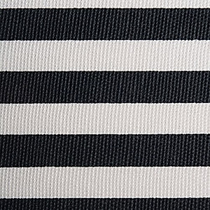 DII Collapsible Polyester Storage Cube, Pinstripe, Black, Small