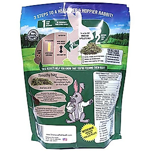 Adult Rabbit Food Timothy Hay Pellet 4.5 pounds. This Sherwood Pet Health hay-based formula is grain-free and soy-free for better digestion. Its also scientifically balanced for better urinary health.