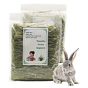 Hamiledyi Natural Timothy Hay Rabbit Hay Feed Guinea Pig Premium Grass Hay Small Animal Pets Hay Food for Bunny Chinchillas Chipmunkas (2.2Ib