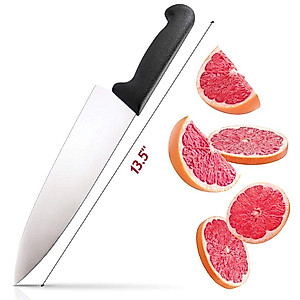 chef knife 8 Inch - kitchen knife European steel - best chef knife for High Carbon Stainless Steel - Chopping knives for Budding Kitchen, cooking knives, and for professional chef knives
