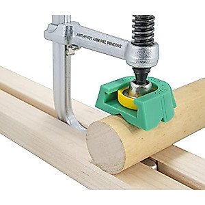 MICROJIG Matchfit DVC-850AP 2-In1, Track And In-Line Dovetail Clamp, Green
