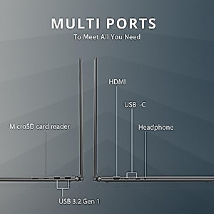 Lenovo Yoga 7i 16" WUXGA 2-in-1 Touchscreen Laptop, Intel Core i5-1335U, 8GB LPDDR5 RAM, 256GB SSD, Backlit Keyboard, Fingerprint Reader, Intel Iris Xe, FHD Webcam, Grey, Win 11, 32GB USB Card