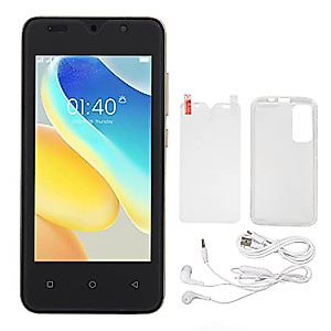 Android Unlocked Cell Phones, Y53S 5.45in FHD Screen Dual SIM Face Unlocked Mobile Phone, 2GB RAM 32GB ROM Ultra Thin Smartphone, 128G Expansion, 2800mAh, Dual Camera, Bluetooth(Gold)