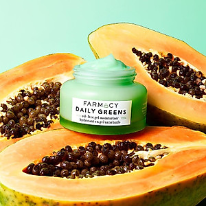 Farmacy Daily Greens Oil Free Gel Face Moisturizer - Daily Facial Moisturizing Cream with Hyaluronic Acid - New Fragrance-Free Formula