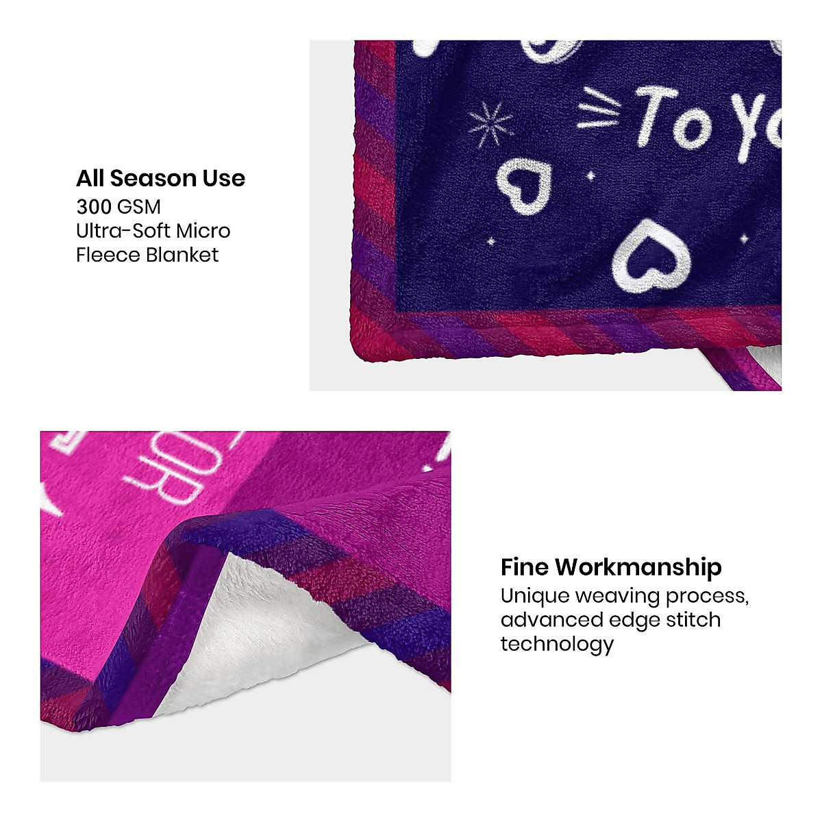 AISDE 7 Year Old Girl Birthday Gifts Blanket 60"X50", Birthday Gifts for 7 Year Old Girls, Best Presents for 7 Year Old Girls, 7 Year Old Gifts Ideas, 7th Birthday Decorations for Girls Blankets