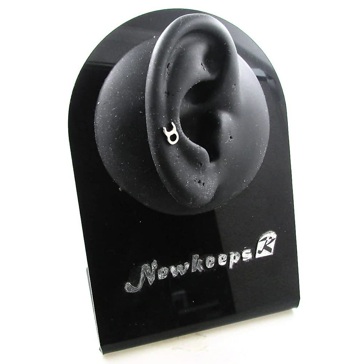 NewkeepsR 16g-Titanium Threadless Zodiac 12 Constellation Astrology Jewelry Stud Earring-Taurus