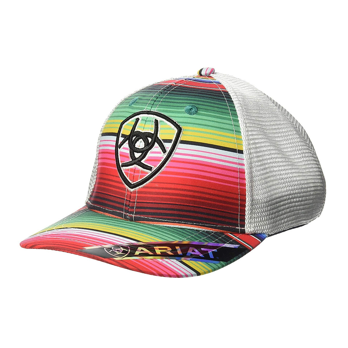 Ariat Women's Serape Center Shield Mesh Snap Cap, Multi, One Size