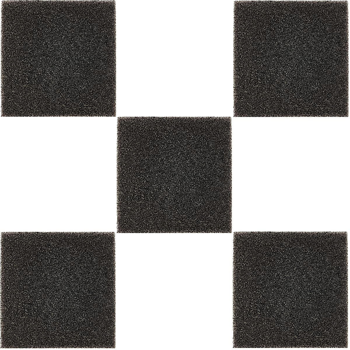 QINIZX 5 Pack Set Solder Smoke Fume Absorber Activated Carbon Filter Sponge Solder Extractor Filter Replacement Fume Filters DIY Working Fan for Soldering Station (4.73x4.73x0.2inch)