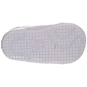 adidas Originals baby boys Stan Smith Sneaker, White/White/Silver Metallic, 3 Infant US
