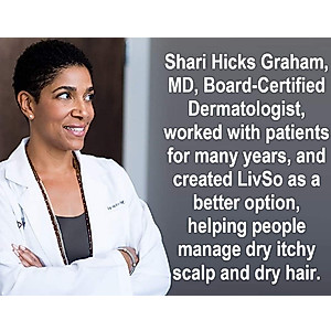 LivSo Moisturizing Scalp Conditioner - Moisturizes Hair & Scalp - Naturally Derived - Fresh Feel - (1 Bottle)