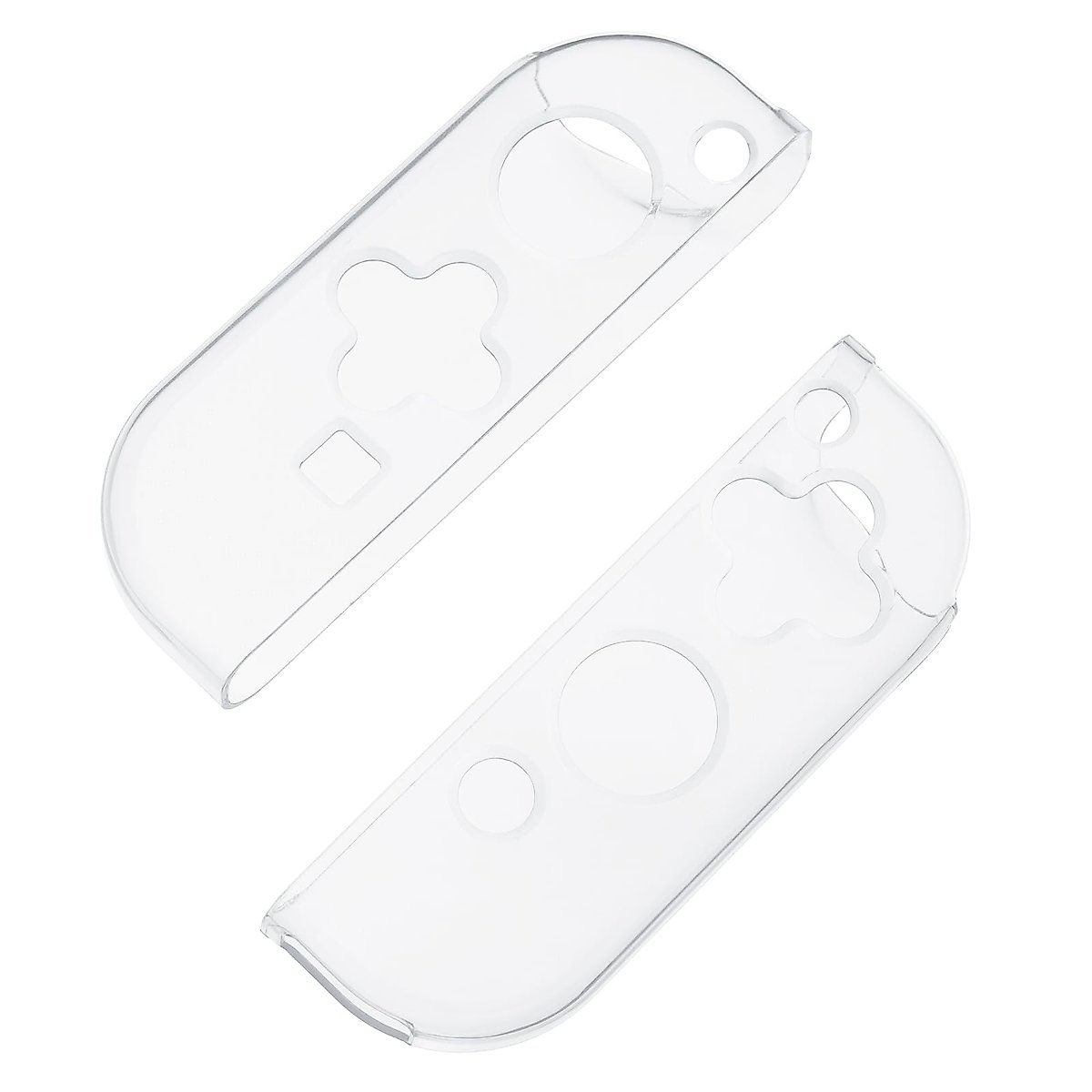 Soft Replacement Shell Case for Nintendo Switch Joy-Con, Clear TPU Protective Cover Case Compatible with NS Joy Cons Handheld Controller