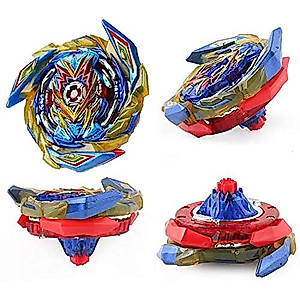 4 Piece Gyros Battle Set Battling Burst Tops with Stickers, Kids Boys Christmas Birthday Party Gift Idea