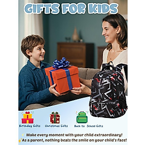 BLUEFAIRY Boys Backpacks for Teenage Kids Elementary School Bags Sturdy Middle School Bookbags Lightweight Waterproof Presents Gift Age 5-10