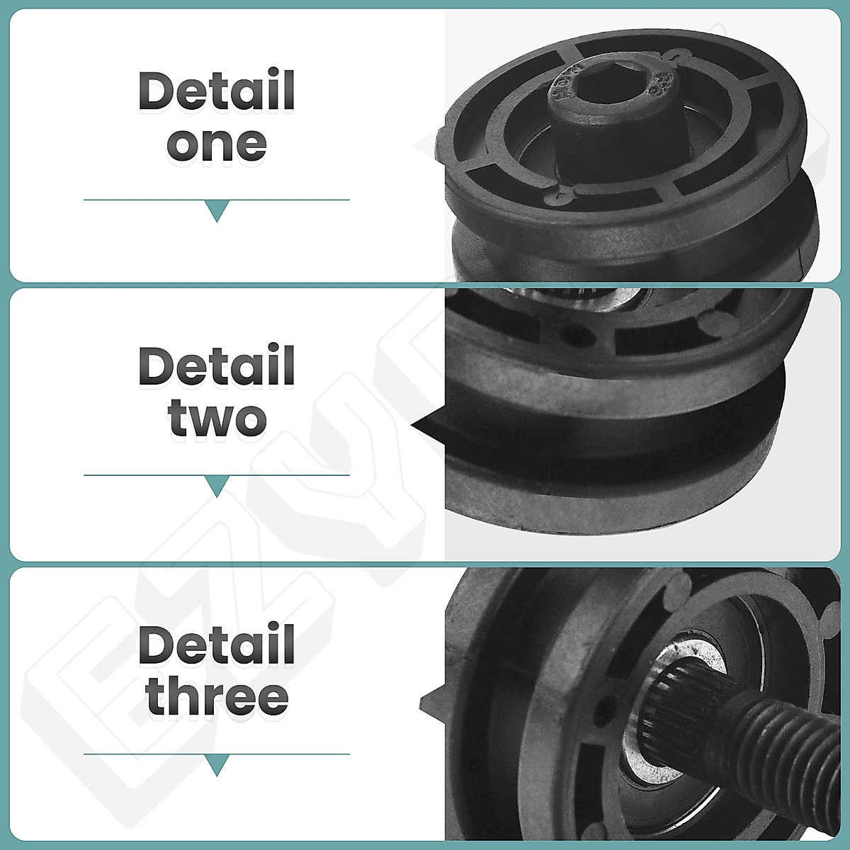 EZYPAK 305784005 089041054704 Table Roller for Ridgid 306784001,305784001 524820001 Table Roller - Fits 7" Tile Saw model R4030, R4031, R4030S, R4031S, R40311 (6)