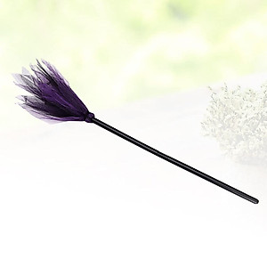 VALICLUD Halloween Witch Broom Props Kids Witch Broomstick Halloween Broomstick Witch Costume Accessories Halloween Cosplay Accessory (Random Color)