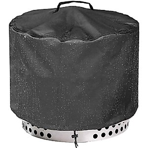 WICKTICK 30x30x25 In Gas Fire Pit Cover, Waterproof & Heavy Duty Cover fit 30x30 / 28x28 Inch Outdoor Tall Propane Firepit Tables