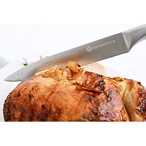 POMELOHOME Carving Knife | 8" Stainless Steel Carving Knife | German High Carbon Steel
