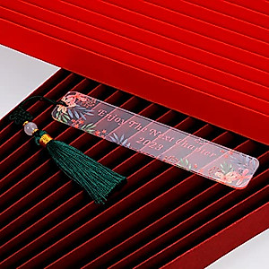 VANLOVEMAC Graduation Gifts for Her 2023 Enjoy The Next Chapter Bookmarks Retirement Gifts for Women Inspirational High School College Friends Teacher Book Lover Female Leaving Gift for Coworkers