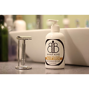 Barber Bond® Premium Unisex Full Body Shave Serum (8oz) Clear Shave Gel